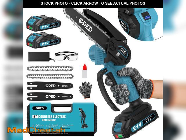 MadCheetah.com - Lot 74-13054553 - GPED Mini Chainsaw, 6 inch Portable ...