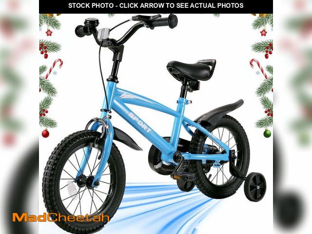 MadCheetah.com - Lot 74-13014193 - Naipo 14 Inch Kids Bike Girls and Boys Blue Bike with ...