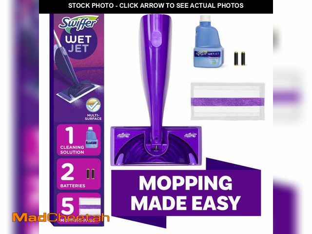 MadCheetah.com - Lot 74-12982673 - Swiffer Wet Jet Mop, Floor Cleaner ...