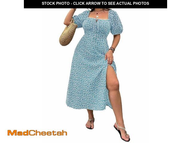 MadCheetah.com - Lot 74-12453378 - Finjani Women Plus Size Dress Puff ...