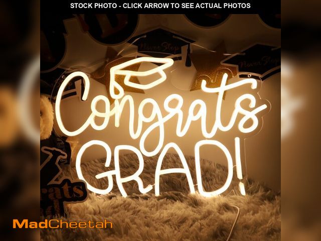 MadCheetah.com - Lot 74-13241603 - Congrats Grad Neon Sign USB Powered ...