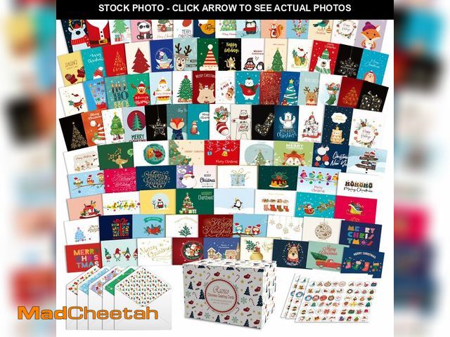 MadCheetah.com - Lot 74-13076292 - 100 Unique Christmas Cards With ...