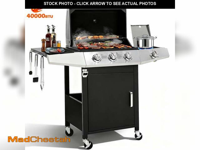 MadCheetah.com - Lot 74-12991293 - BBQ Grill, Seizeen Gas Grill with ...