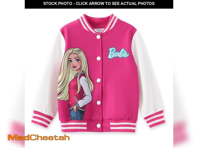 MadCheetah.com - Lot 74-13053424 - Barbie Girls Bomber Jacket Graphic ...