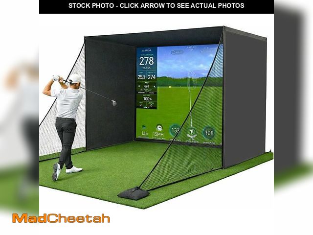 MadCheetah.com - Lot 74-14041005 - Golf Simulator Enclosure for Home ...
