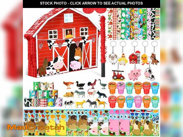 MadCheetah.com - Lot 74-12976376 - Pasimy 59 Pcs Farm PiÃ Â±ata Animal ...