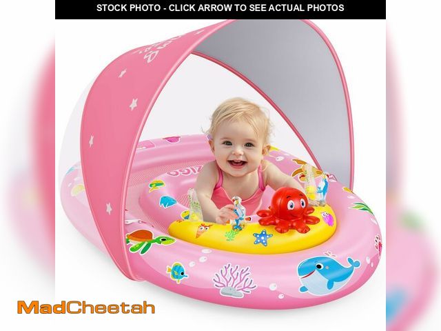 MadCheetah.com - Lot 74-12453226 - EZIGO Baby Pool Float with Canopy ...