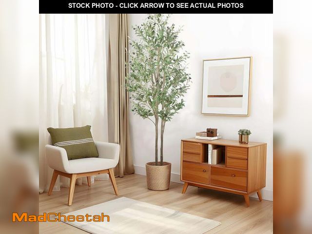 MadCheetah.com - Lot 74-13093633 - 7FT Artificial Olive Tree Indoor ...