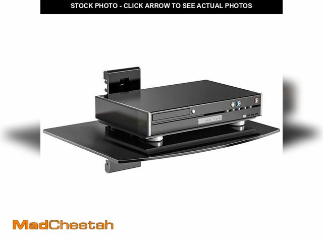 MadCheetah.com - Lot 74-12882171 - suptek Glass Floating Shelf, 1 Tier ...