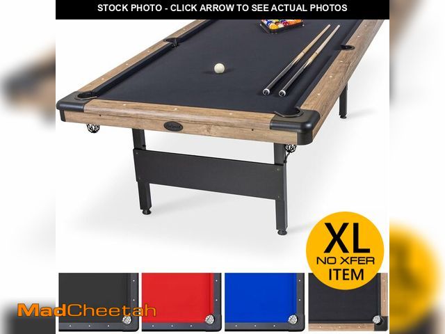 MadCheetah.com - Lot 74-13035083 - GoSports 8 ft Portable Pool Table ...