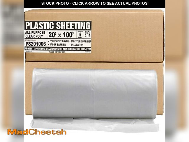 MadCheetah.com - Lot 74-13072343 - Aluf Plastics Plastic Sheeting - 20 ...