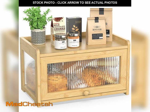 MadCheetah.com - Lot 74-12969661 - BAMBANG Extra Large Bamboo Bread Box ...