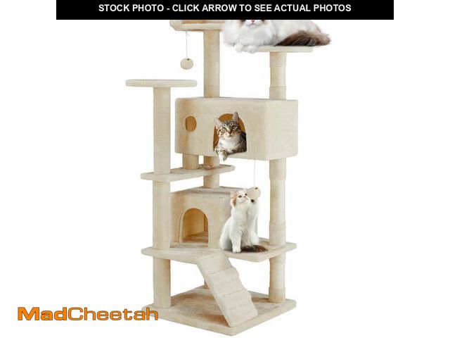 MadCheetah.com - Lot 74-14000231 - Cat Tree, 54-Inch Multi-Level Cat ...