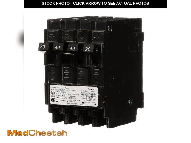 MadCheetah.com - Lot 74-12995003 - Siemens Triplex Two Outer 20-Amp ...