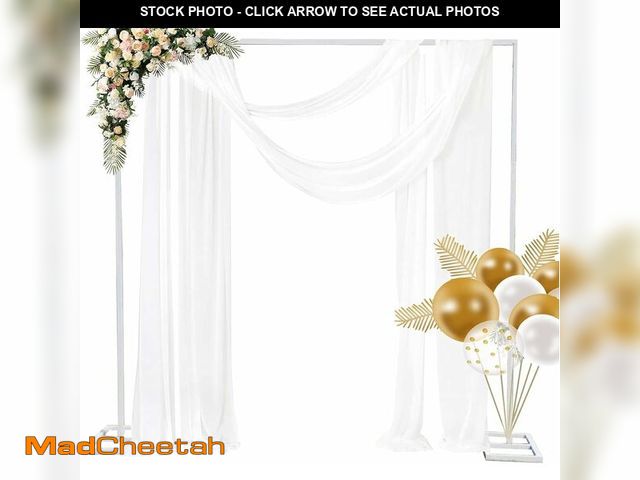 MadCheetah.com - Lot 74-12918507 - 8.2FT Wedding Arch Backdrop Stand ...