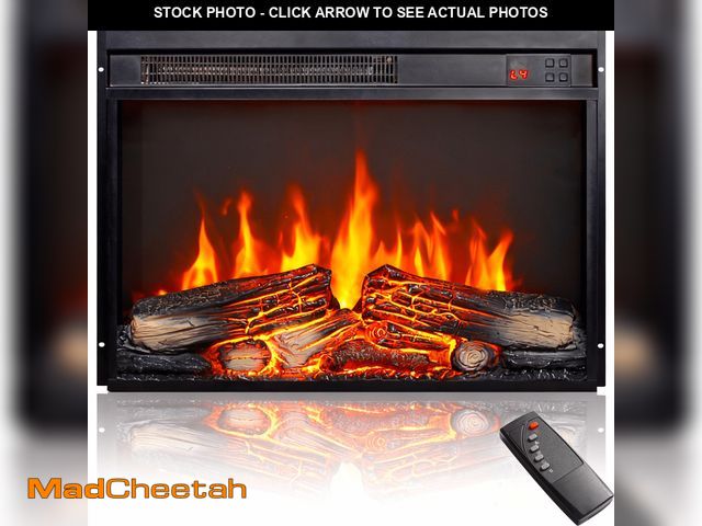 MadCheetah.com - Lot 74-12990023 - 23" Electric Fireplace Insert, Wall ...