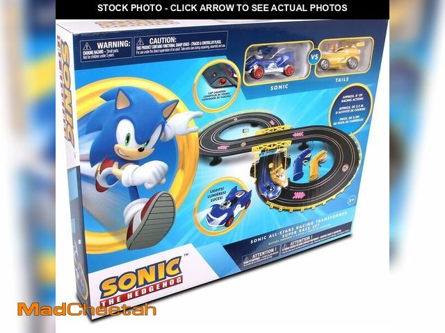 MadCheetah.com - Lot 74-13011358 - NKOK Sonic & Tails RC Slot Car Set ...