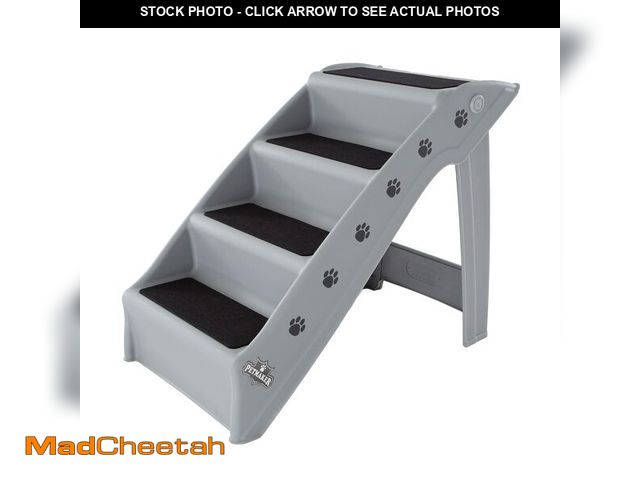 MadCheetah.com - Lot 74-14000162 - Dog Stairs - Pet Stairs with 4-Step ...