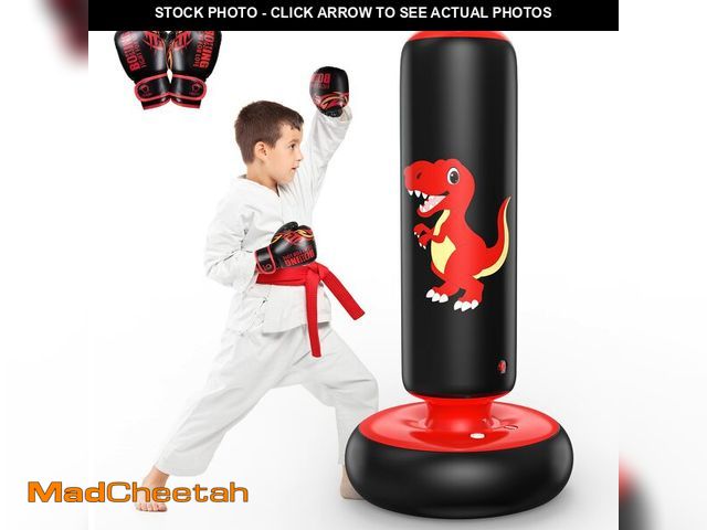 MadCheetah.com - Lot 74-12458207 - QPAU Inflatable Punching Bag, 48 ...