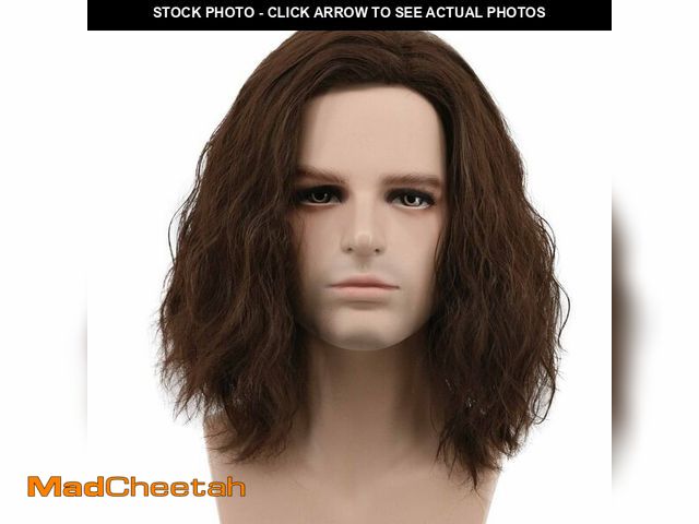 Lot 74 12973973 Karlery Men Fluffy Short Curly Brown