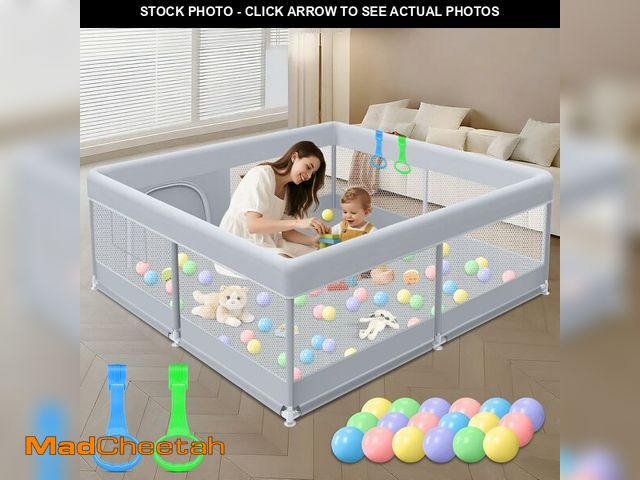 MadCheetah.com - Lot 74-12461452 - XVISHX Baby Playpen 50 x 50 Inch ...