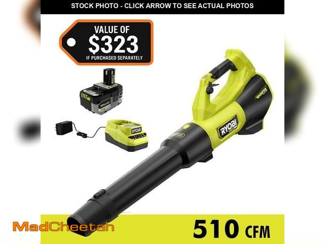 MadCheetah.com - Lot 74-13111460 - RYOBI ONE+ HP 18V Brushless Whisper ...