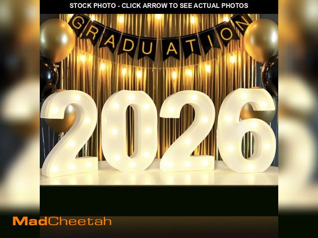 MadCheetah.com - Lot 74-13076534 - 2026 Number Sign Graduation ...