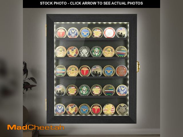 MadCheetah.com - Lot 74-12623229 - Military Challenge Coin Display Case ...