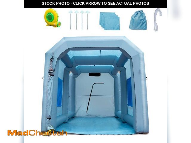MadCheetah.com - Lot 74-13002570 - VEVOR Inflatable Paint Booth 13 ft ...