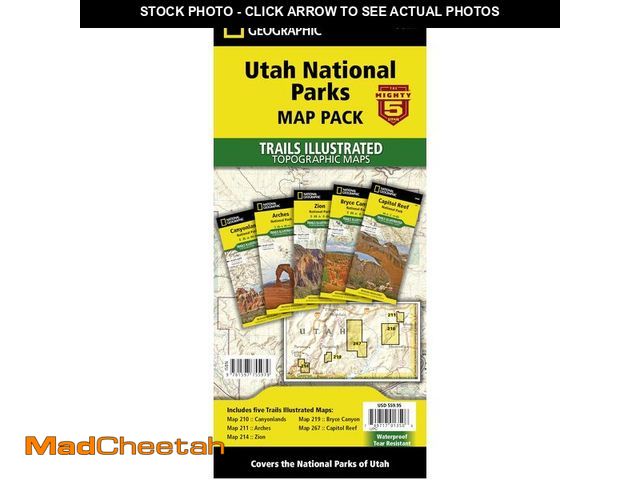 MadCheetah.com - Lot 74-13834320 - Utah National Parks [Map Pack Bundle ...