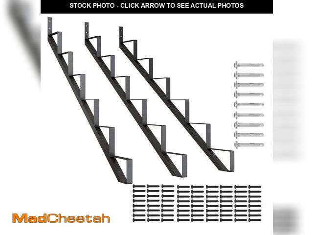 MadCheetah.com - Lot 74-12277715 - DIYHD Steel Stair Riser 6 Step Stair ...