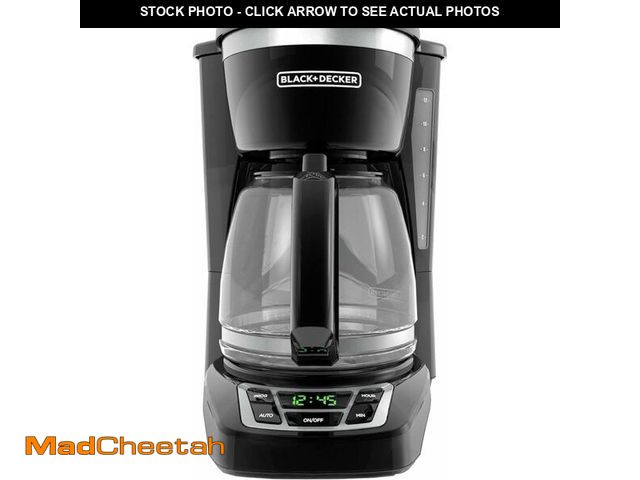 MadCheetah.com - Lot 74-12827617 - BLACK+DECKER 12-Cup Digital Coffee ...