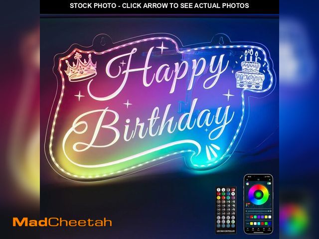 MadCheetah.com - Lot 74-12720170 - MissAudrey 21x13 Inch Happy Birthday ...