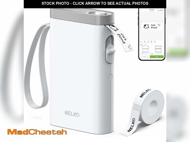 MadCheetah.com - Lot 74-12844613 - Nelko Label Maker Machine with Tape ...