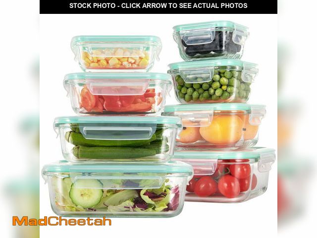 MadCheetah.com - Lot 74-13485394 - GPED 8 Pack Glass Meal Prep ...