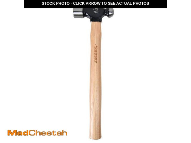 MadCheetah.com - Lot 74-13110058 - Husky 24 oz. Ball Peen Hammer with ...