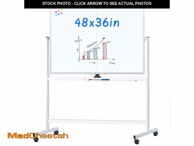 MadCheetah.com - Lot 74-13148154 - Maxtek Rolling Whiteboard, 48x36 ...