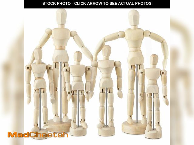MadCheetah.com - Lot 74-12975141 - Menkxi 6 Pcs Artist Mannequin Model ...