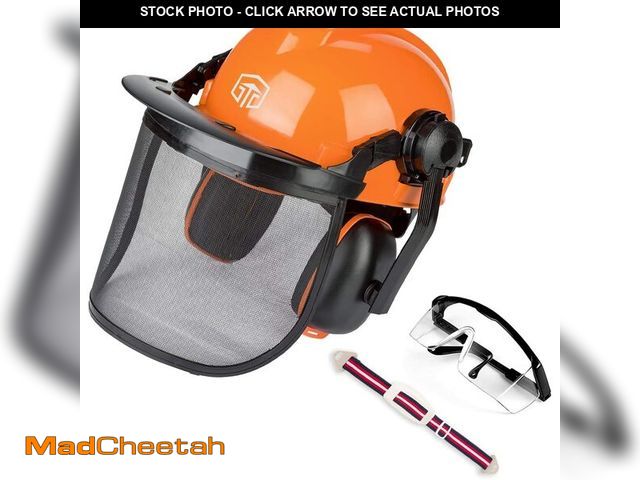 MadCheetah.com - Lot 74-12451871 - Chainsaw Helmet with Safety Face ...