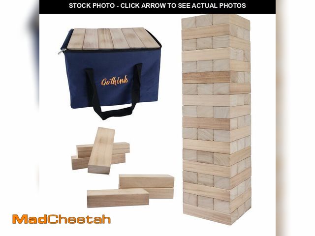 MadCheetah.com - Lot 74-12712439 - GOTHINK Giant Tumble Tower Game ...