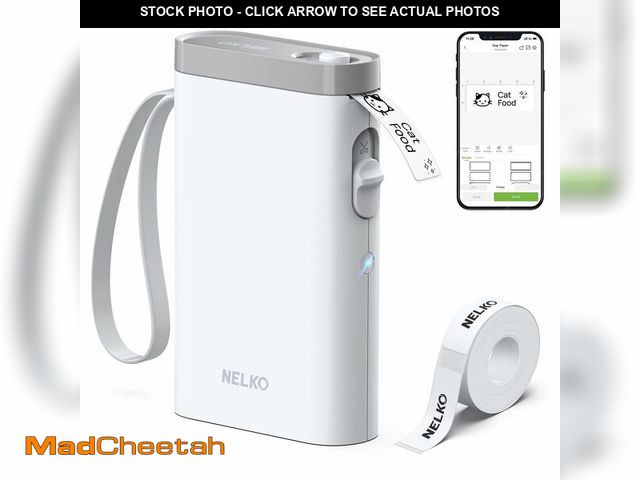 MadCheetah.com - Lot 74-13052786 - Nelko Label Maker Machine with Tape ...