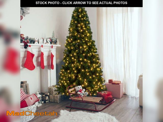 MadCheetah.com - Lot 74-13149664 - LYYHTY 7 FT Pre-lit Half Christmas ...