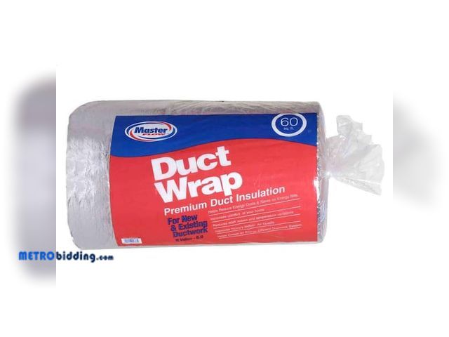 Metrobidding.com - Lot 88-496007 - Master Flow 60 sq. ft. R-6 Insulated ...