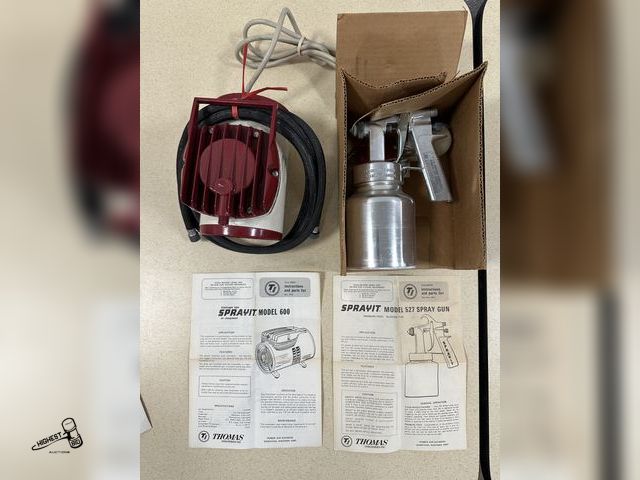 HighestBidAuctions.com - Lot 91-6814 - SPRAYIT MODEL 600 AIR COMPRESSOR ...
