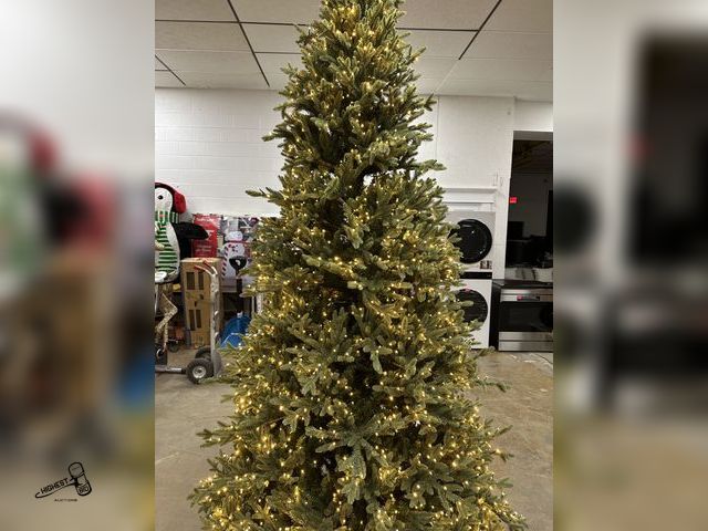 HighestBidAuctions.com - Lot 91-7486 - 9ft Pre-Lit Aspen EZ Connect ...
