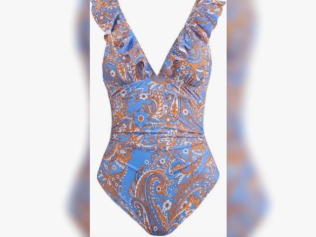 JDCBidding.com - Lot 96-151998 - CUPSHE Ruffled One-Piece Swimsuit for ...