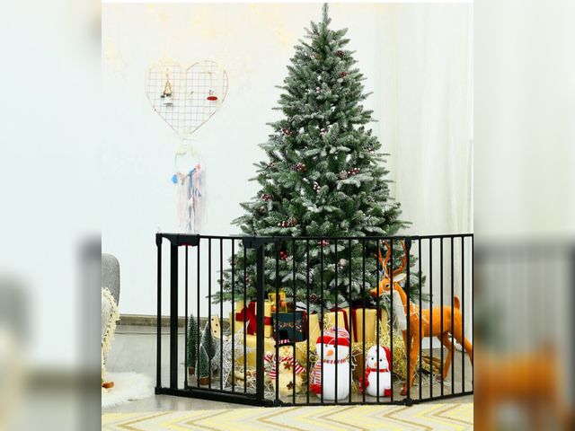 JDCBidding.com - Lot 96-185022 - Costway Black 5 Panel Baby Safety ...