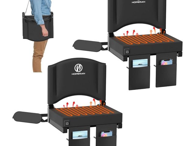 JDCBidding.com - Lot 96-172240 - 2 Pack of HOPERAN Heated Stadium Seats ...