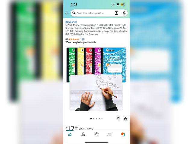 JDCBidding.com - Lot 96-172641 - 5 Pack Primary Composition Notebook ...