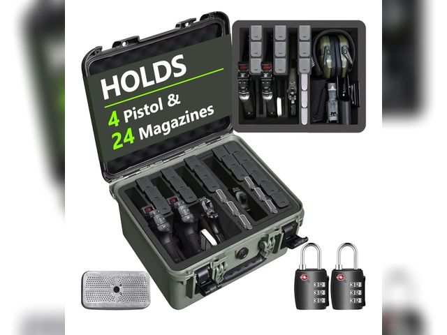 JDCBidding.com - Lot 96-172404 - Pistol Gun Case for Multiple Handguns ...